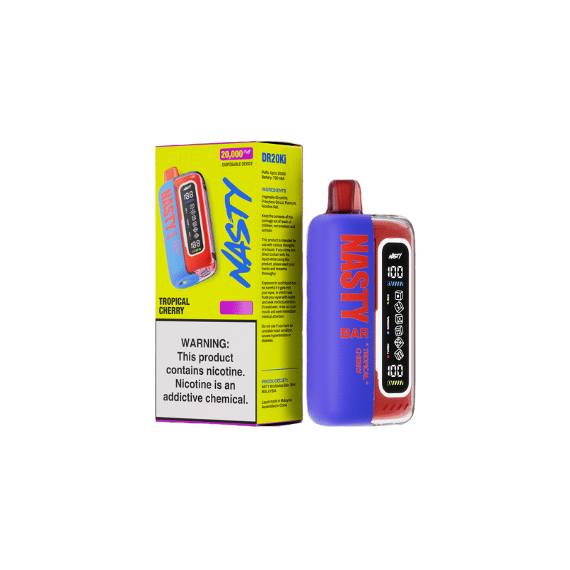 Nasty 20000 puffs - Tropical Cherry – Bearded Vapes
