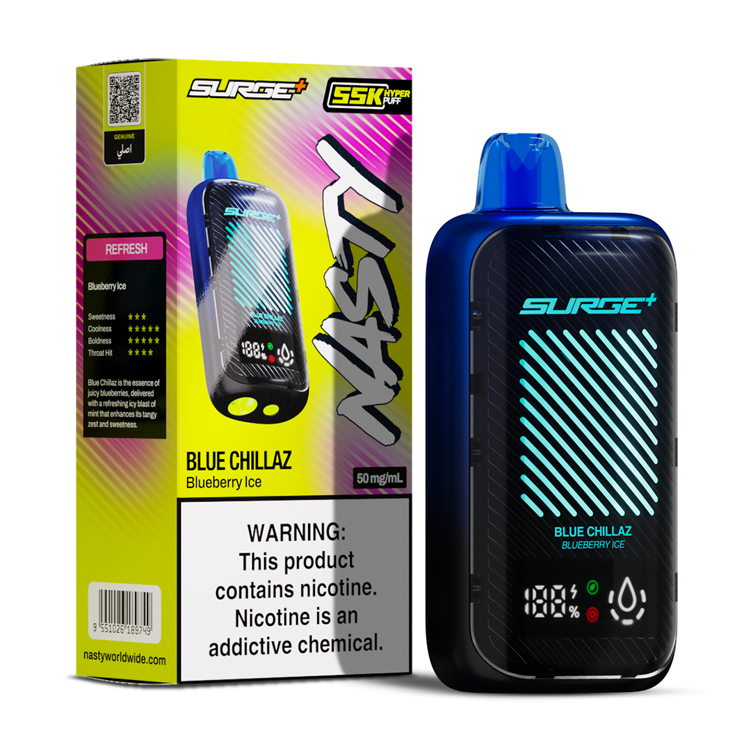 Nasty Surge 55000 puffs Blueberry Ice – Bearded Vapes